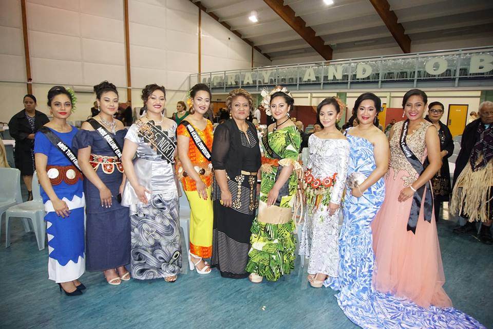 Miss Appraxus 2017 contestants wear puletaha - Kaniva Tonga News