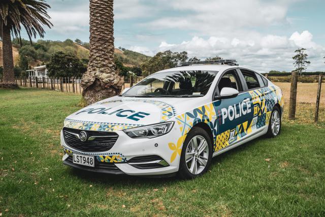 Kupesi Manulua appears on NZ Police first Pasifika car - Kaniva Tonga News