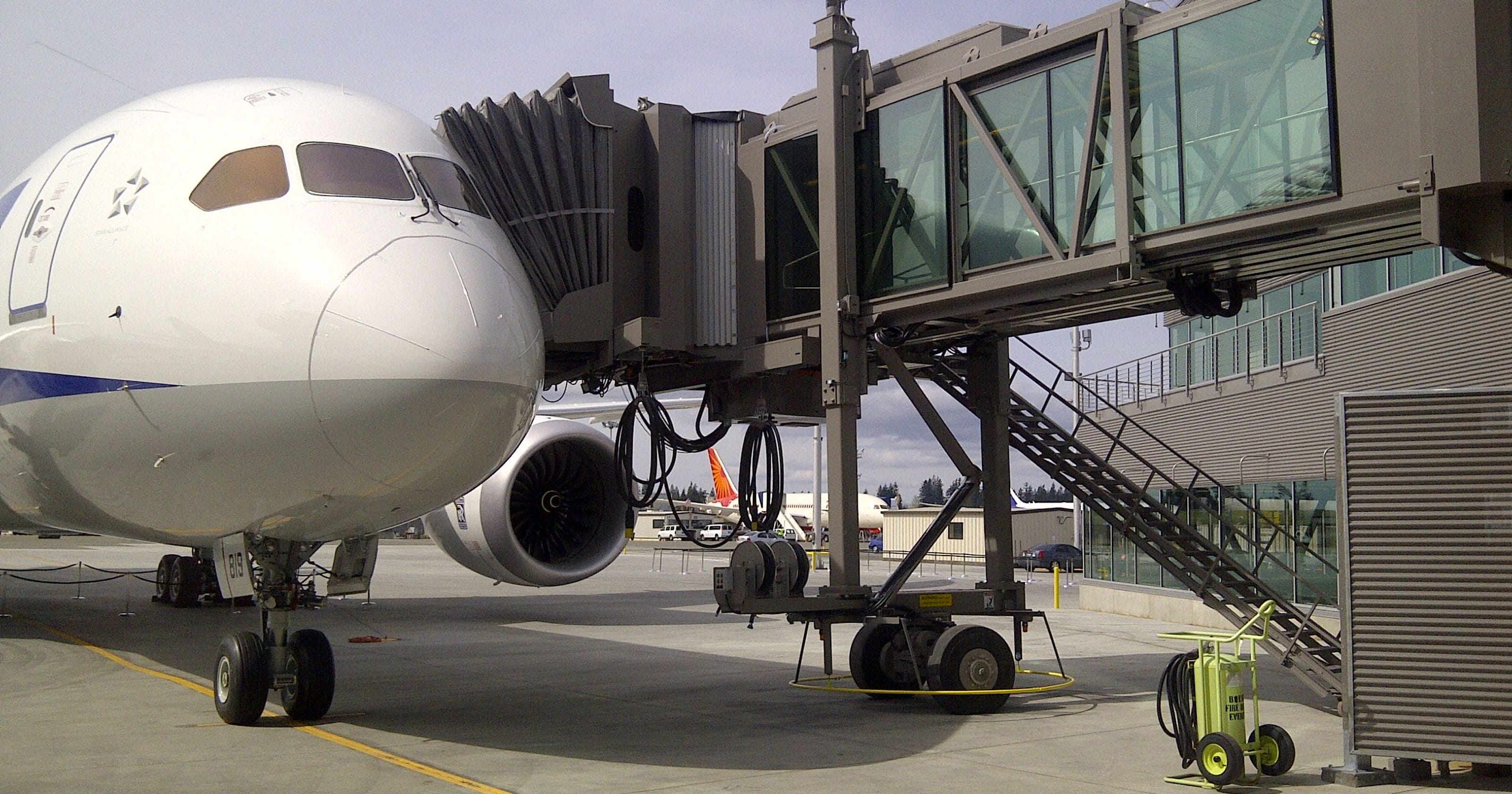 Passengers will soon exit and board aircraft through jet bridges at Fua ...